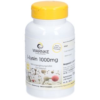 L-Lysin 1000mg 100 St - Shop Apotheke