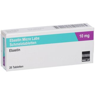 EBASTIN Micro Labs 10 mg Schmelztabletten 20 St mit dem E-Rezept kaufen ...