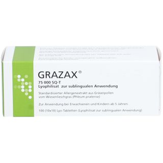 Grazax® 75000Sq-TLyo- 100 St mit dem E-Rezept kaufen - Shop Apotheke