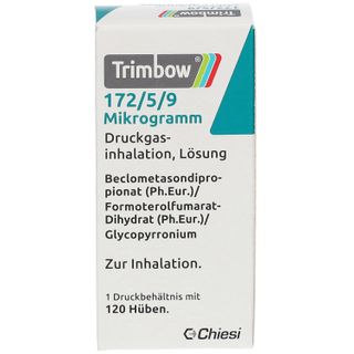 TRIMBOW 172 µg/5 µg/9 µg 120 Hub Druckgasinhalat. 1 St mit dem E-Rezept ...