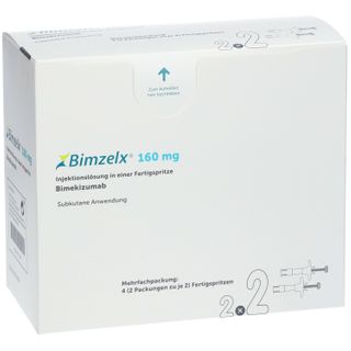 BIMZELX 160 mg Injektionslösung in Fertigspritze 2x2 St mit dem E ...