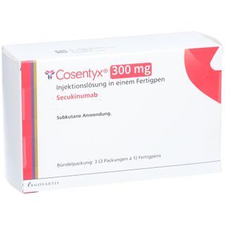 COSENTYX 300 mg Injektionslösung i.e.Fertigpen 3x1 St mit dem E-Rezept ...