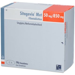 SITAGAVIA Met 50 mg/850 mg Filmtabletten 196 St mit dem E-Rezept kaufen ...