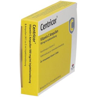 Centricor® Vitamin C Ampullen 100 mg/ml Injektionslösung 5x5 ml - Shop ...
