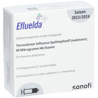 EFLUELDA 2023/2024 Inj.-Susp.i.e.Fertigspr.o.Kan 10 St mit dem E-Rezept ...