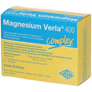 Magnesium Verla® 400 Complex direkt 25 St - Shop Apotheke