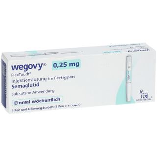 WEGOVY 0,25 mg FlexTouch Injektionslsg.Fertigpen 1x1,5 ml mit dem E ...