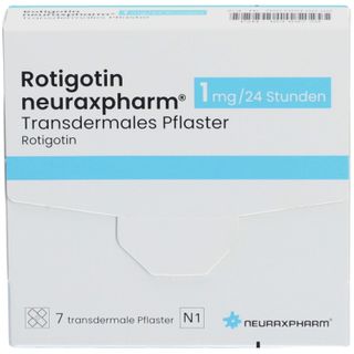 ROTIGOTIN neuraxpharm 1 mg/24 h transderm.Pflaster 7 St mit dem E ...