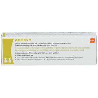 AREXVY Plv.u.Susp.z.Herst.e.Injektionssuspension 1 St mit dem E-Rezept ...