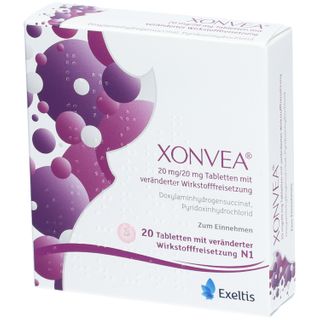 XONVEA 20 mg/20 mg Tabl.m.veränd.Wirkst.-Freis. 20 St mit dem E-Rezept ...