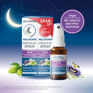 DR. THEISS Melatonin Einschlaf-Spray Plus 2x20 ml - Shop Apotheke