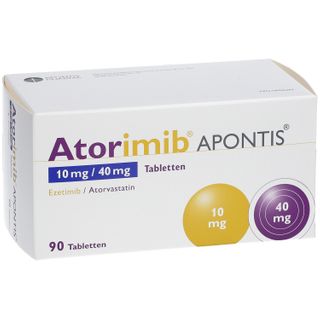 ATORIMIB APONTIS 10 mg/40 mg Tabletten 90 St mit dem E-Rezept kaufen ...