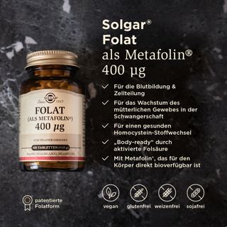 SOLGAR® Folat 400 µg 100 St - Shop Apotheke