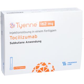 TYENNE 162 mg/0,9 ml Inj.-Lsg.in einem Fertigpen 4 St mit dem E-Rezept ...