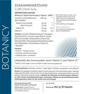 CURCUMA forte mit NovaSol Curcumin 30 St - Shop Apotheke