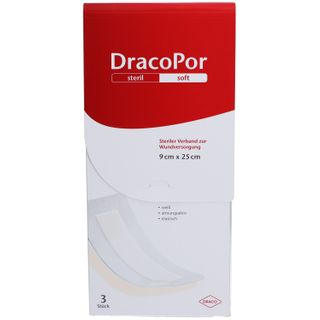 DracoPor soft weiß 9 x 25 cm 3 St - Shop Apotheke