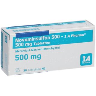 NOVAMINSULFON 500-1A Pharma Tabletten 30 St mit dem E-Rezept kaufen ...