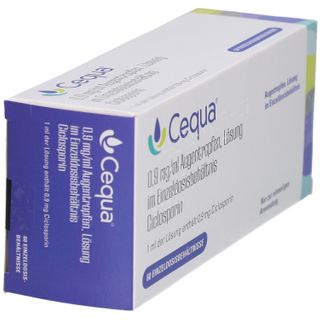 CEQUA 0,9 mg/ml Augentropfen Lsg.i.Einzeldosisbeh. 60 St mit dem E-Rezept kaufen - Shop Apotheke