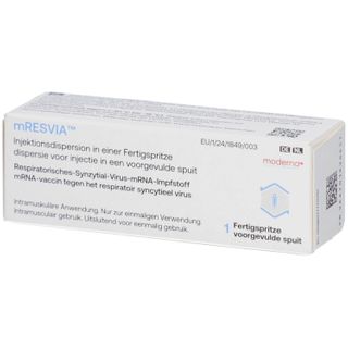 MRESVIA Injektionsdispersion i.e.Fertigspritze 1x0,5 ml mit dem E ...