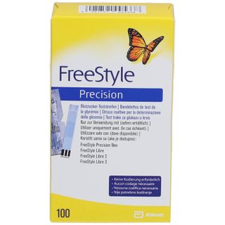 Abbott FreeStyle Precision Blutzucker-Teststreifen 100 St - Shop Apotheke