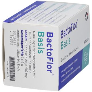 BactoFlor® Basis Kapseln mit 6 Mrd. KbE für eine gesunde Darmflora 90 ...