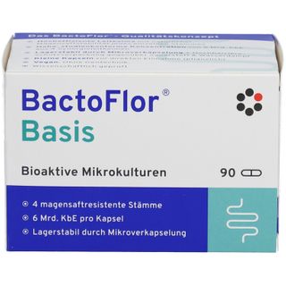 BactoFlor® Basis Kapseln mit 6 Mrd. KbE für eine gesunde Darmflora 90 ...
