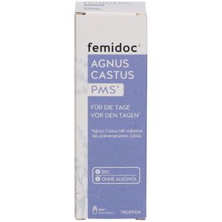 femidoc® AGNUS CASTUS PMS Tropfen bio 50 ml - Shop Apotheke