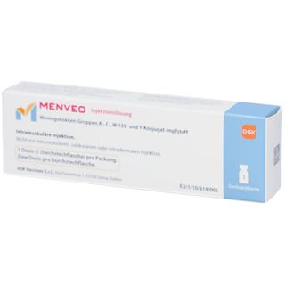 MENVEO Injektionslösung Durchstechflasche 0,5 ml mit dem E-Rezept ...