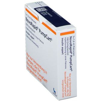 NovoRapid® PumpCart® 100 Einheiten/ml 5x1,6 ml - shop-apotheke.com