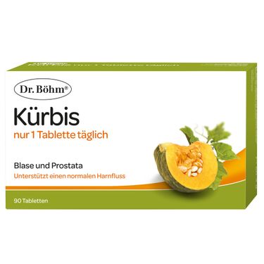 Dr. Böhm® Kürbis nur 1 Tablette täglich – Bei nächtlichem Harndrang zur ...