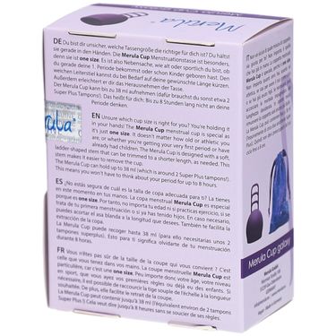 Merula Menstruationstasse Galaxy paars 1 St - Shop Apotheke