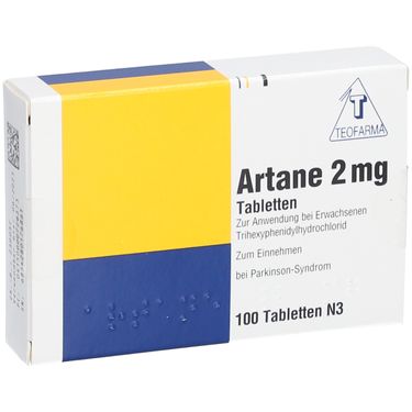 Artane® 2 mg 100 St mit dem E-Rezept kaufen - Shop Apotheke