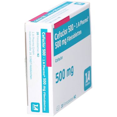 Cefaclor 500 1A Pharma® 20 St mit dem E-Rezept kaufen - Shop Apotheke