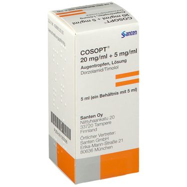 Cosopt® 20 mg/ml + 5 mg/ml 1x5 ml mit dem E-Rezept kaufen - Shop Apotheke