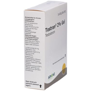 Tostran® 2% Gel 3x60 g mit dem E-Rezept kaufen - Shop Apotheke