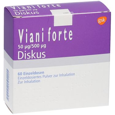 Viani® forte 50 ug/500 ug Diskus® 60 St mit dem E-Rezept kaufen - Shop ...