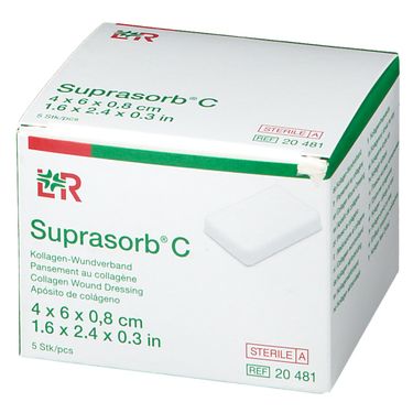 Suprasorb® C 4 cm x 6 cm x 0,8 cm 5 St - Shop Apotheke