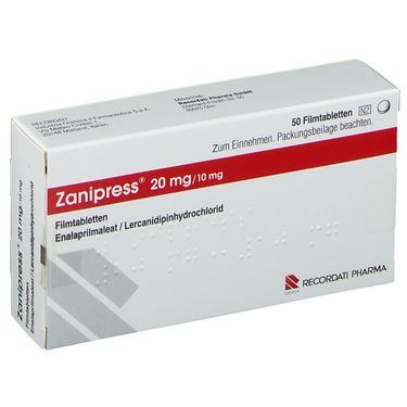Zanipress® 20 mg/10 mg 50 St mit dem E-Rezept kaufen - Shop Apotheke