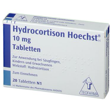 Hydrocortison Hoechst® 10 mg 20 St mit dem E-Rezept kaufen - Shop Apotheke