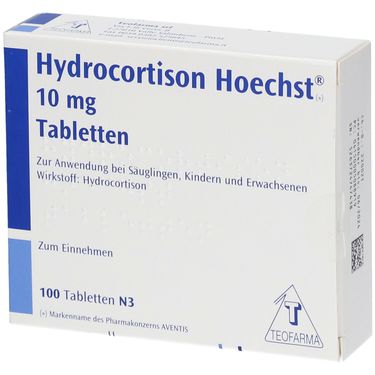Hydrocortison Hoechst® 10 mg 100 St mit dem E-Rezept kaufen - Shop Apotheke