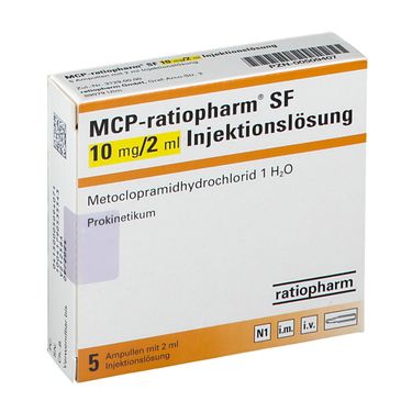 MCP-ratiopharm® SF 10 mg/2 ml 5 St mit dem E-Rezept kaufen - Shop Apotheke