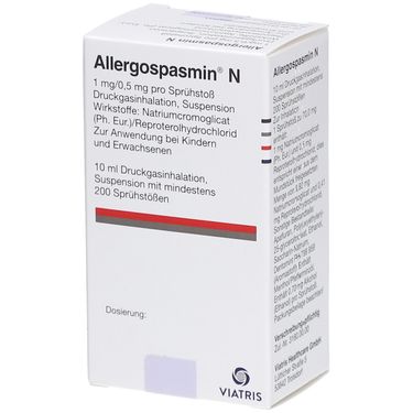 Allergospasmin® N 1 mg/0,5 mg pro Sprühstoß 10 ml mit dem E-Rezept ...