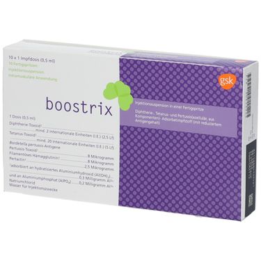 Boostrix 10x0,5 ml mit dem E-Rezept kaufen - Shop Apotheke
