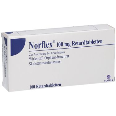 Norflex® 100 mg 100 St mit dem E-Rezept kaufen - Shop Apotheke