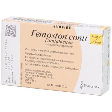 Femoston® conti 1 mg/5 mg 84 St mit dem E-Rezept kaufen - Shop Apotheke