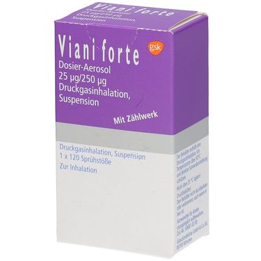 Viani® forte 25 ug/250 ug 120 St mit dem E-Rezept kaufen - Shop Apotheke