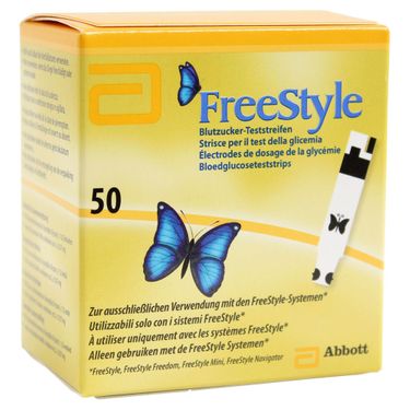 FreeStyle Blutzucker Teststreifen 50 St - Shop Apotheke