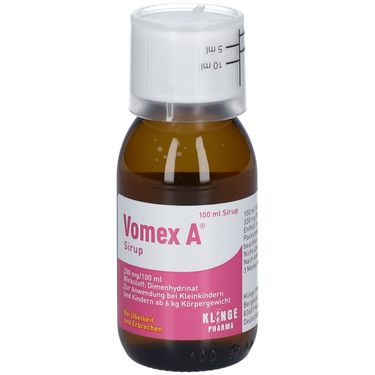Vomex A® Sirup 100 ml - Shop Apotheke
