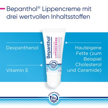 Bepanthol® Lippencreme für raue, rissige Lippen 7,5 g - Shop Apotheke