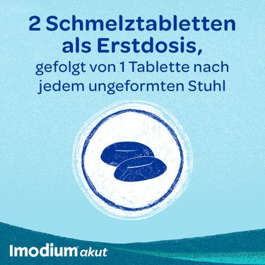 Imodium® akut lingual - bei akutem Durchfall, schmilzt auf der Zunge 12 ...